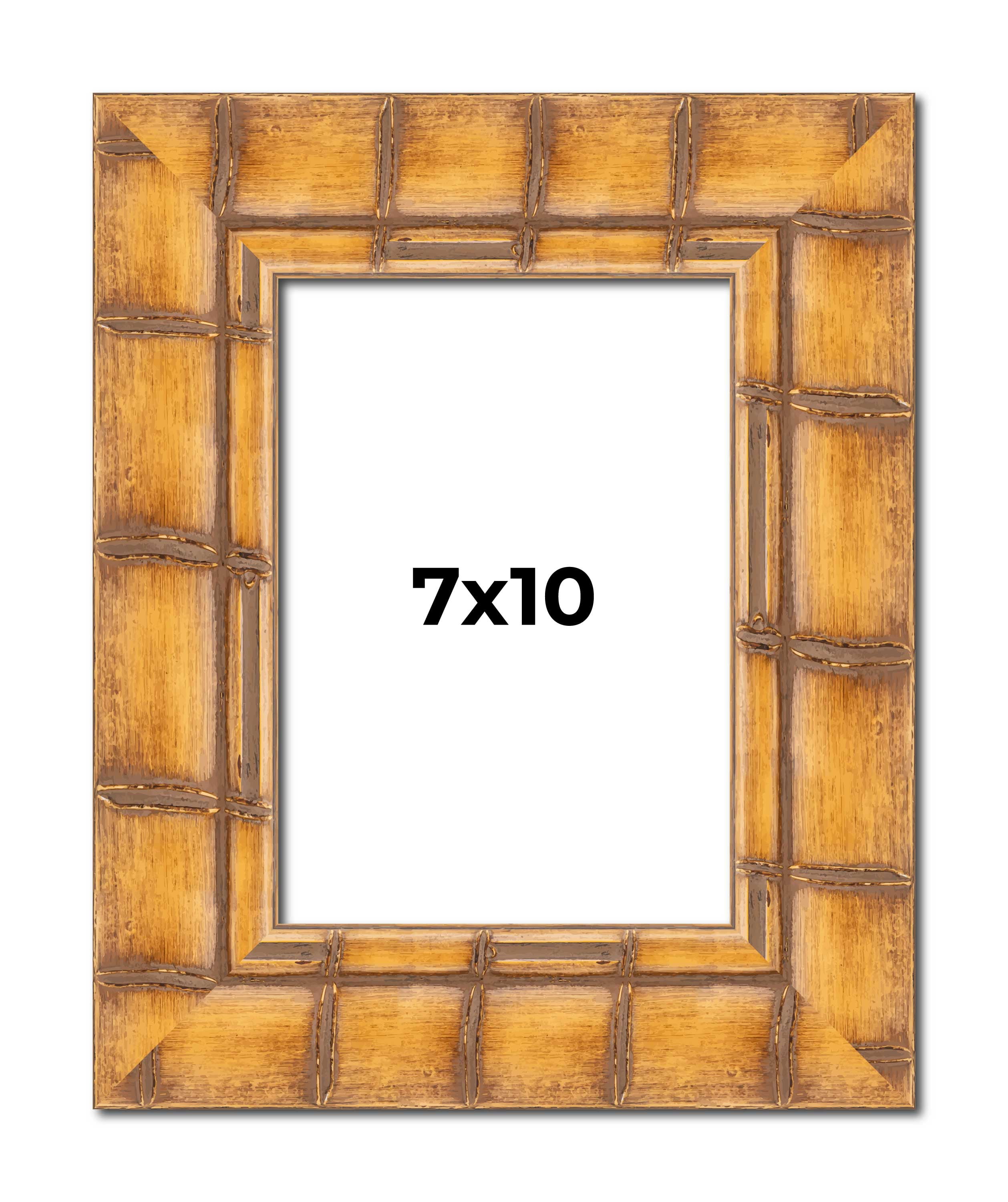 7x10 Frame Beige Real Wood Picture Frame Width 3 inches | Interior ...