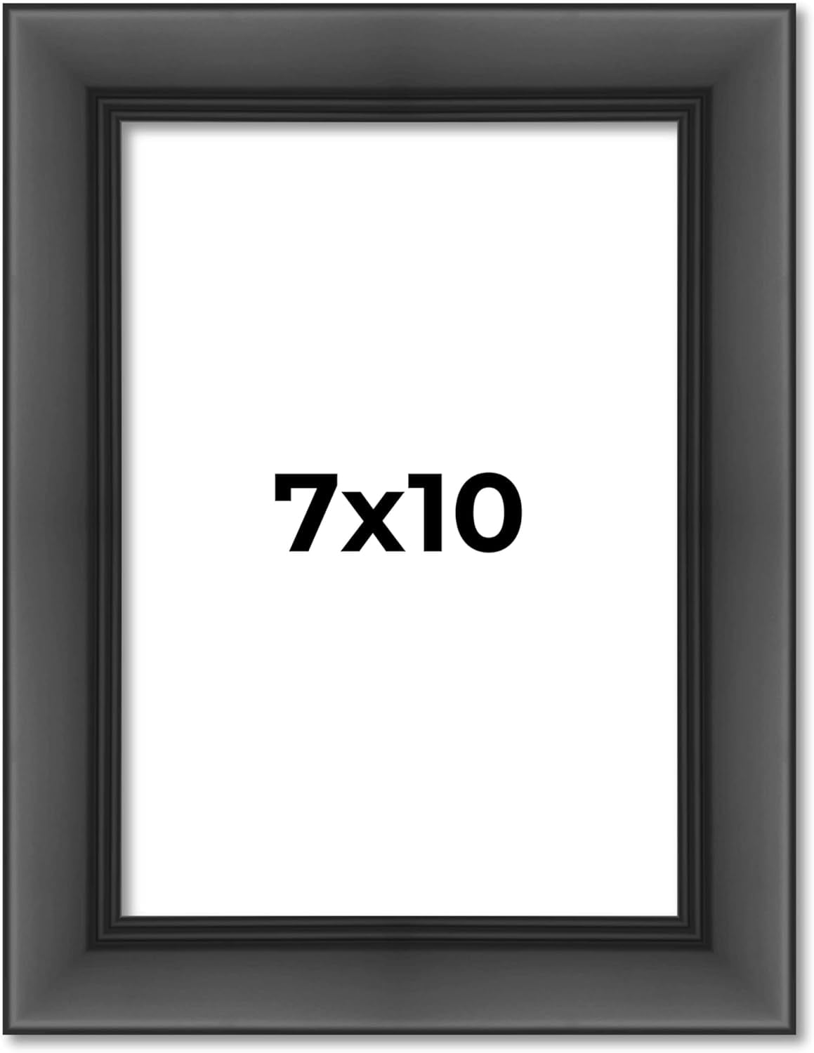 7x10 Frame Black Passaggi Solid Wood Picture Frame Width 1.5 Inches ...
