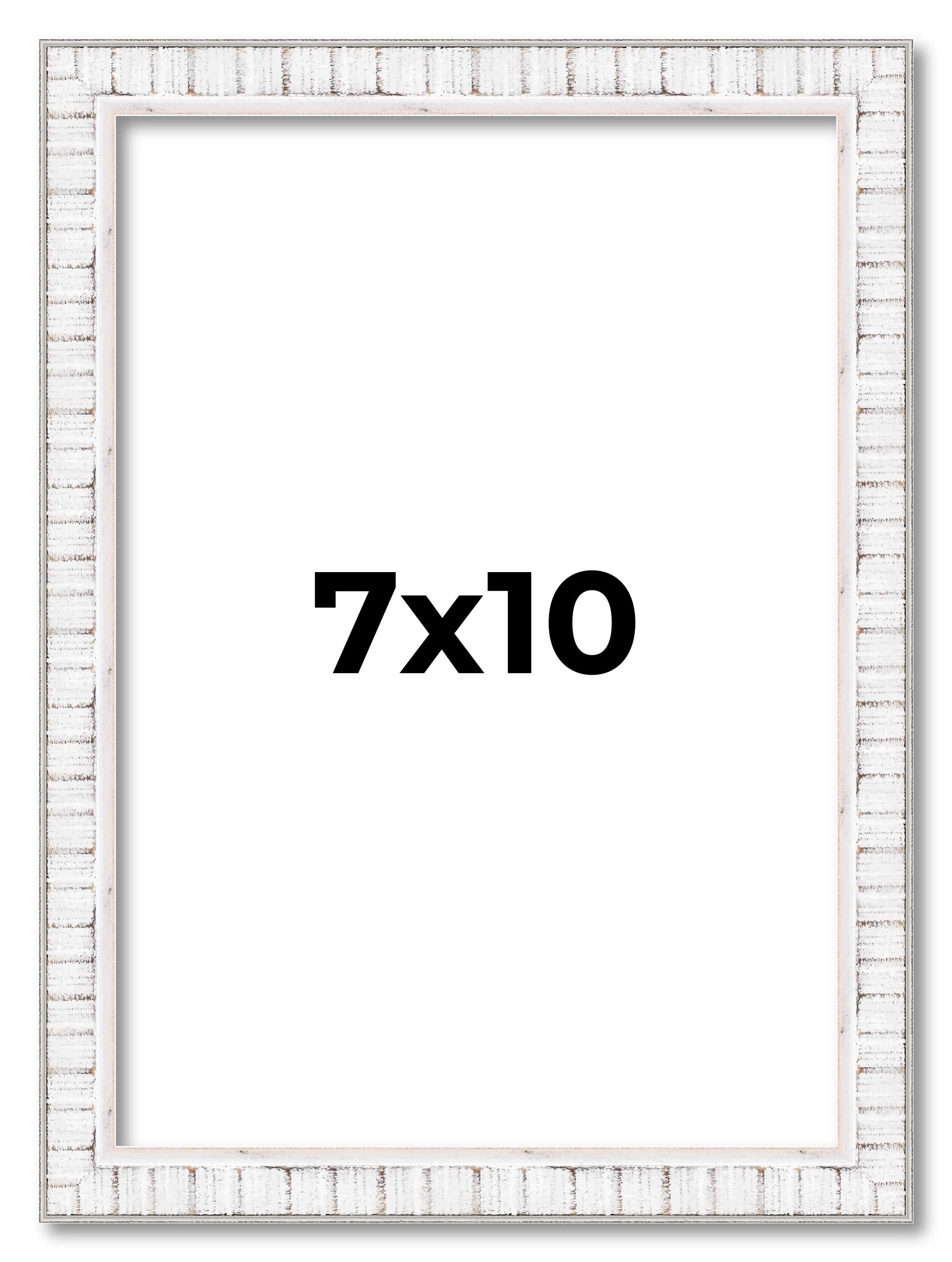 7x10 Frame White Real Wood Picture Frame Width 0.75 inches | Interior ...