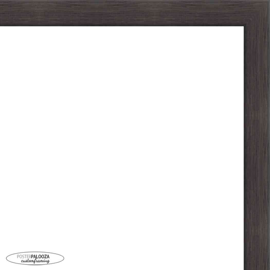 7x10 Minimalist Grey Picture Frame - UV Acrylic, Foam Board Backing ...