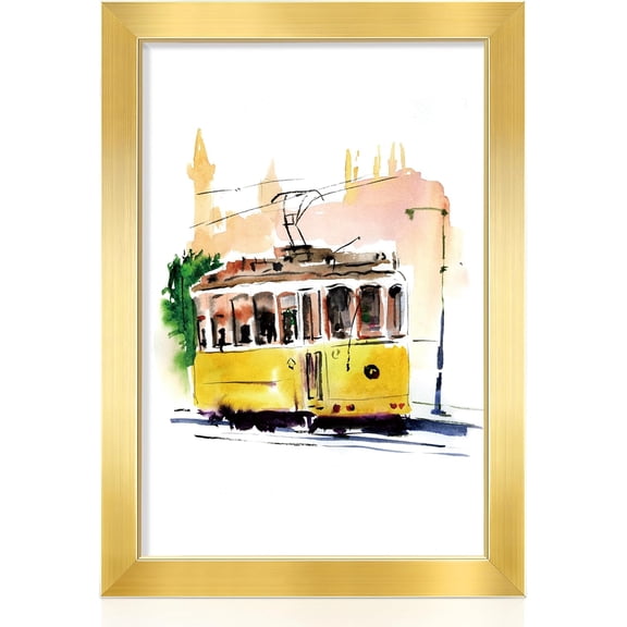 1 Pcs 4x6 Picture Frame, Wood Classic Picture Display Frame, Photo ...