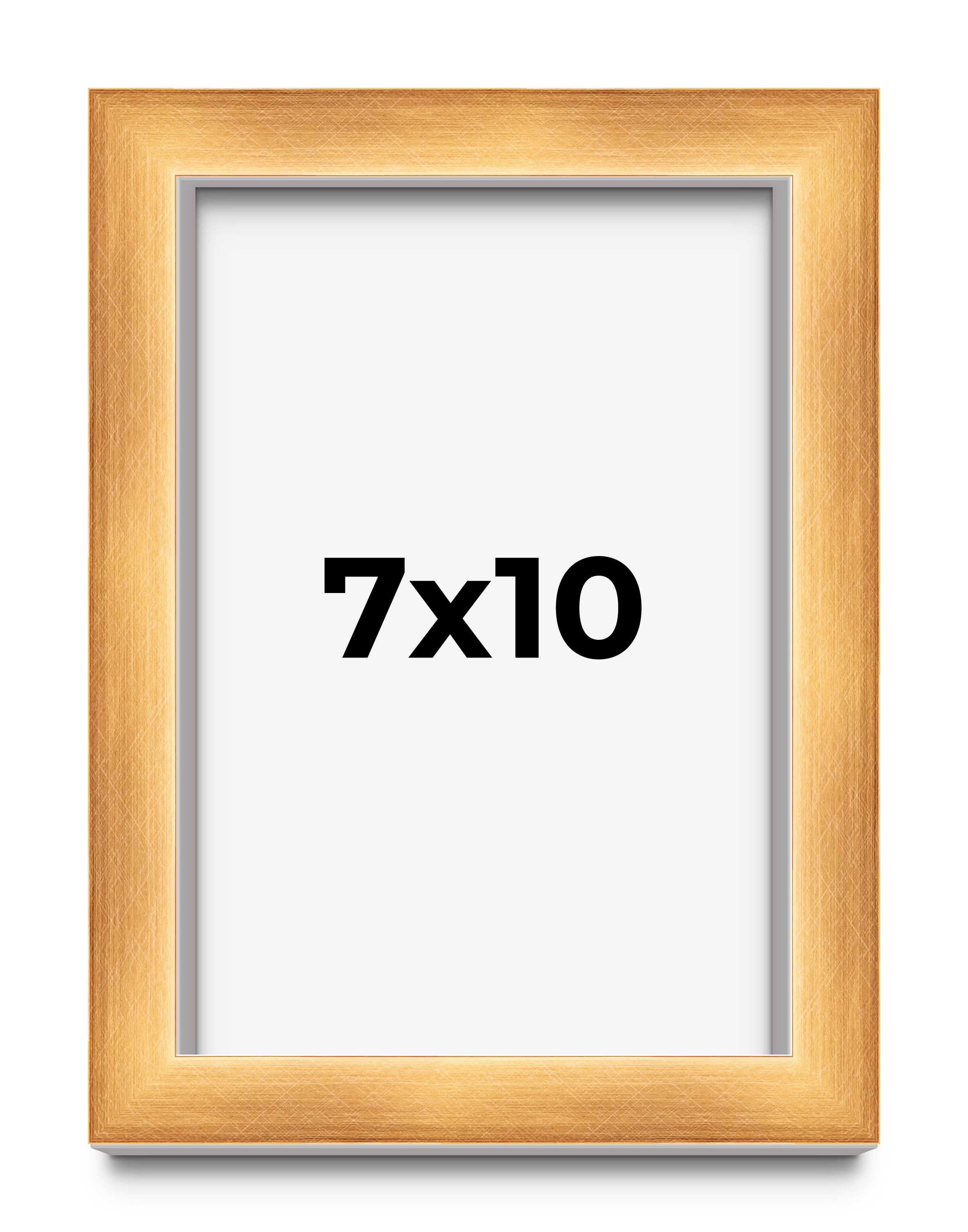 7x10 Shadow Box Bronze Cross-Brushed Display Frame | 1.625 Inches Deep ...