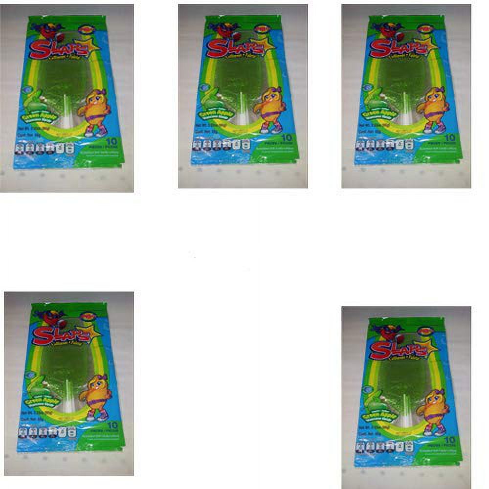 7x10 Slaps Cache (Cachetadas) Green Fruit Lollipop Candy (70pc ...