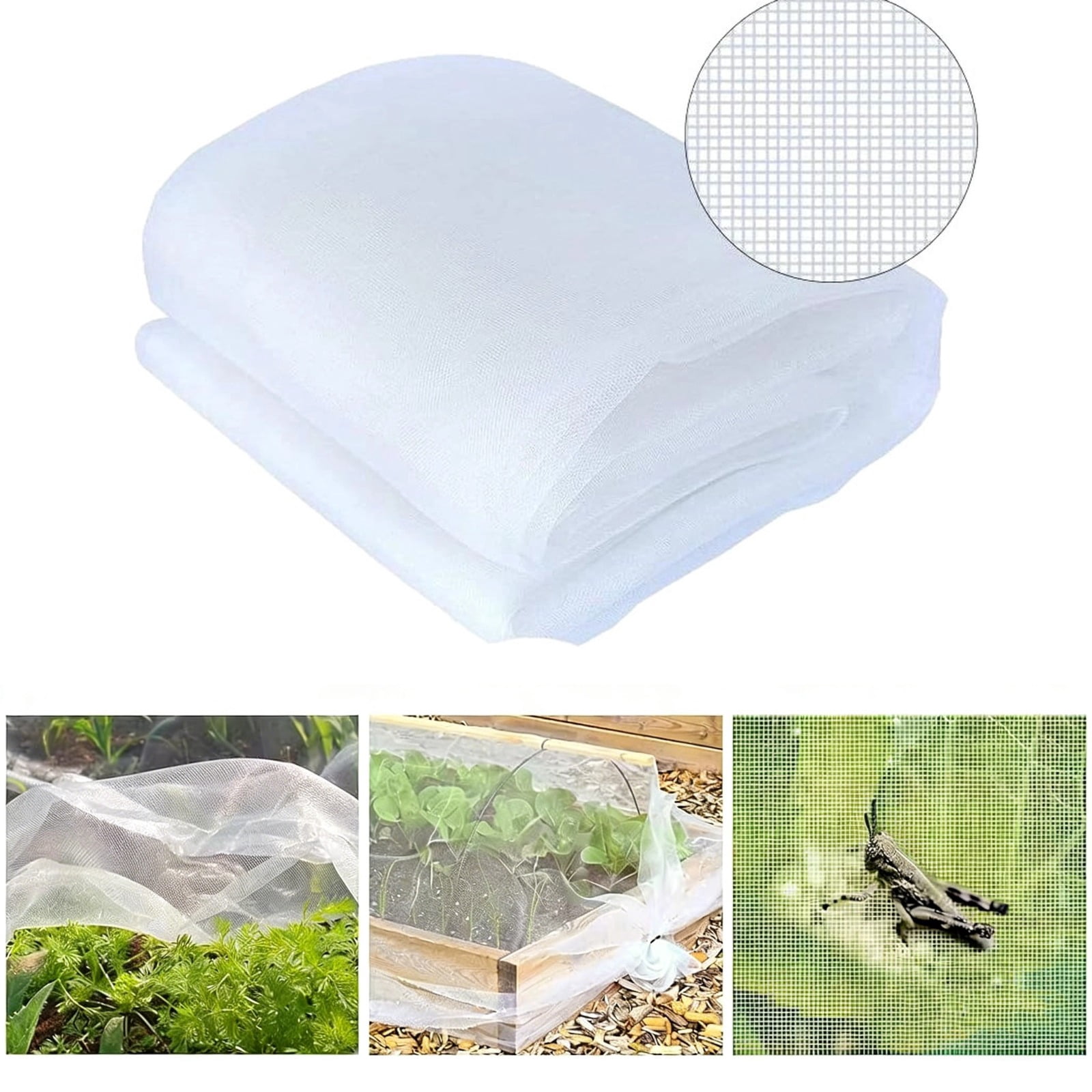 7x10FT Garden Insect Protection Net, Ultra Fine 0.04 Inch Mesh Pest ...