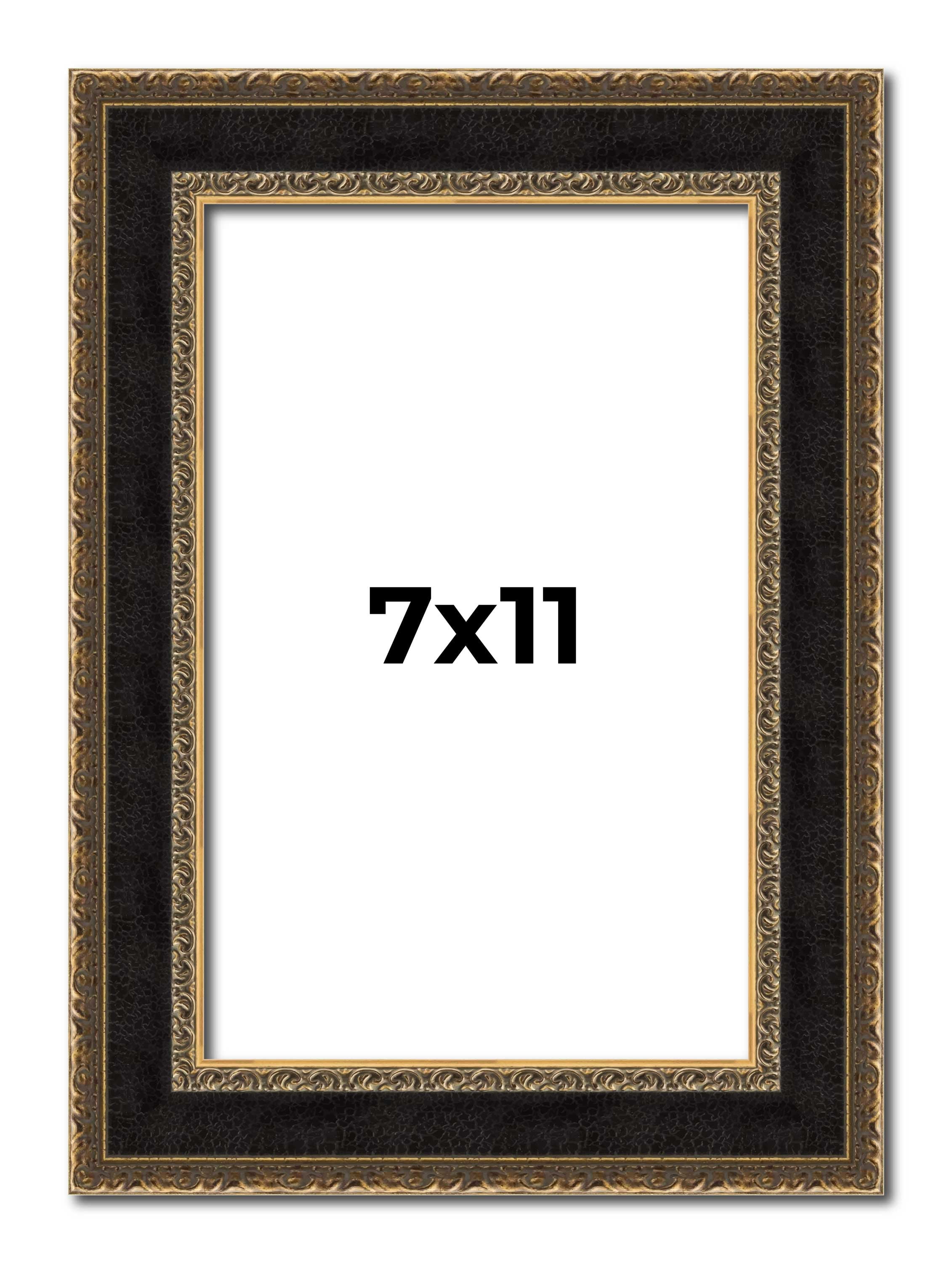7x11 Frame Gold Antique Vintage Sold Wood Picture Frame | 1.75 Inch ...