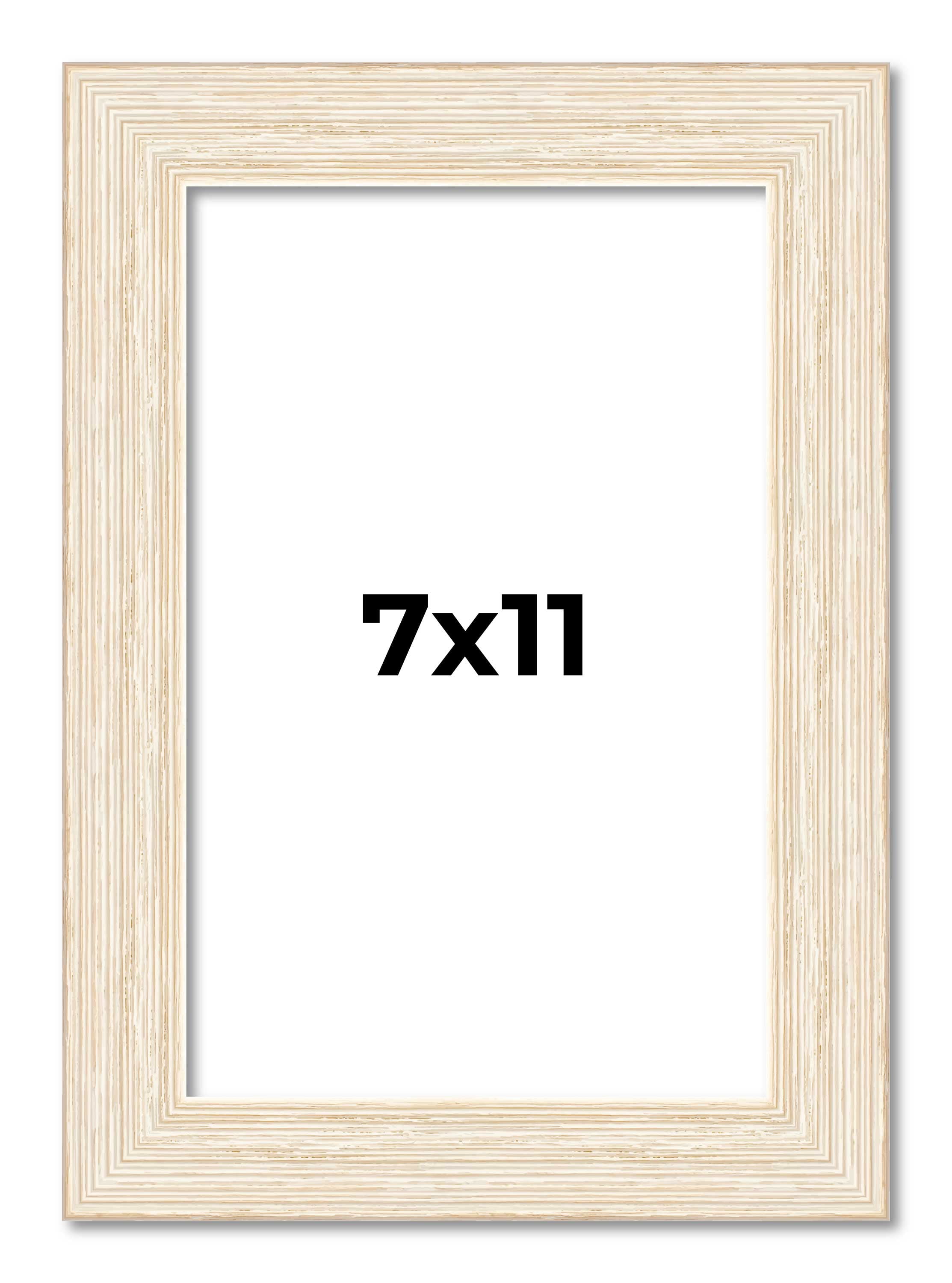 7x11 Frame White Real Wood Picture Frame Width 1.5 inches | Interior ...