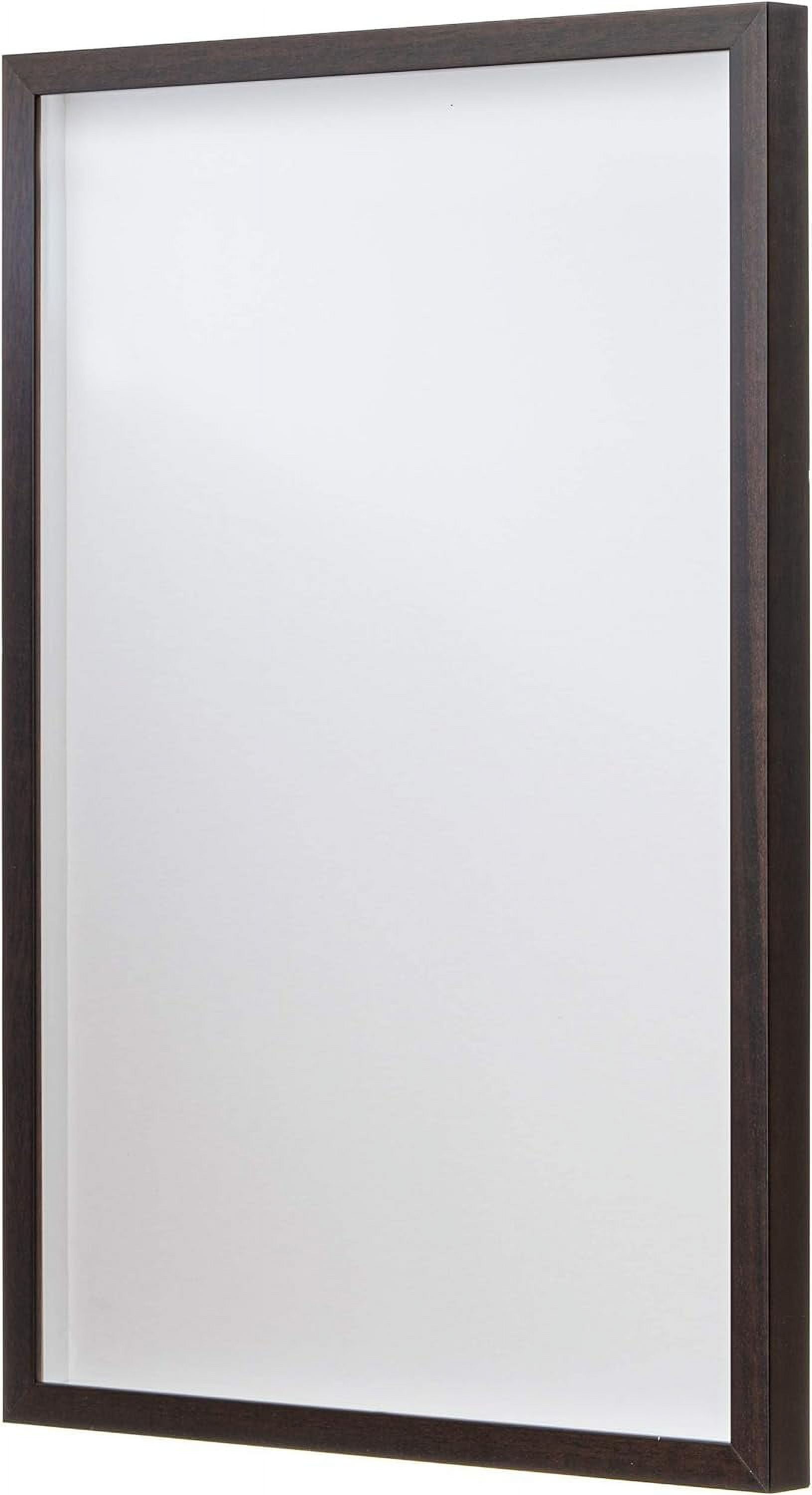 7x11 Shadow Box Frame Traditional Walnut Finish | 1" Depth of Usable ...