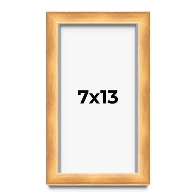 7x13 Shadow Box Bronze Cross-Brushed Display Frame | 1.625 Inches Deep ...