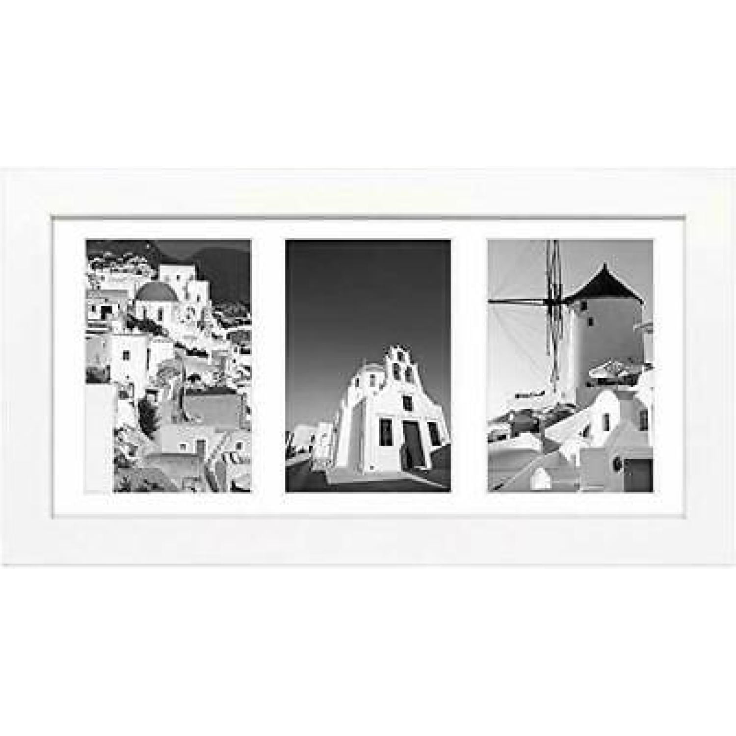 7x14 Wood Collage Picture Frame With White Mat For Three 4x6 Photos 7x14-wood-collage-picture-frame-with-white-mat-for-three-4x6-photos