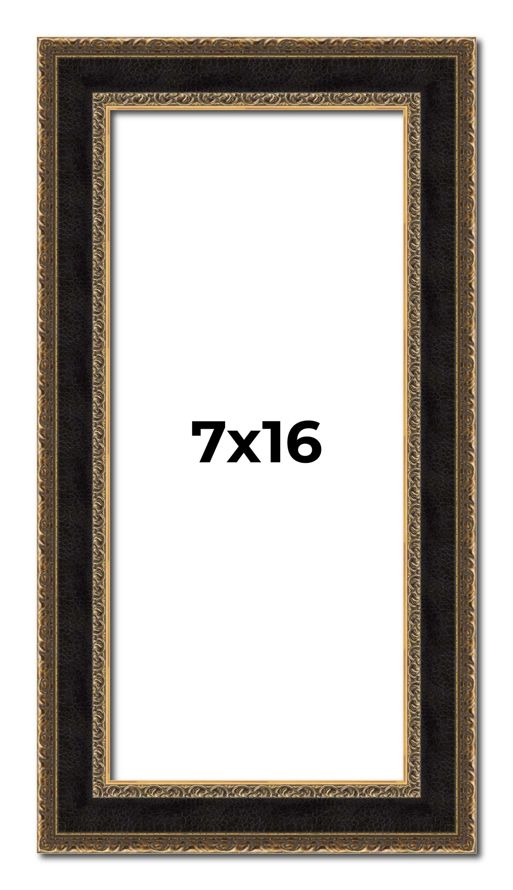 7x16 Frame Gold Antique Vintage Sold Wood Picture Frame | 1.75 Inch ...