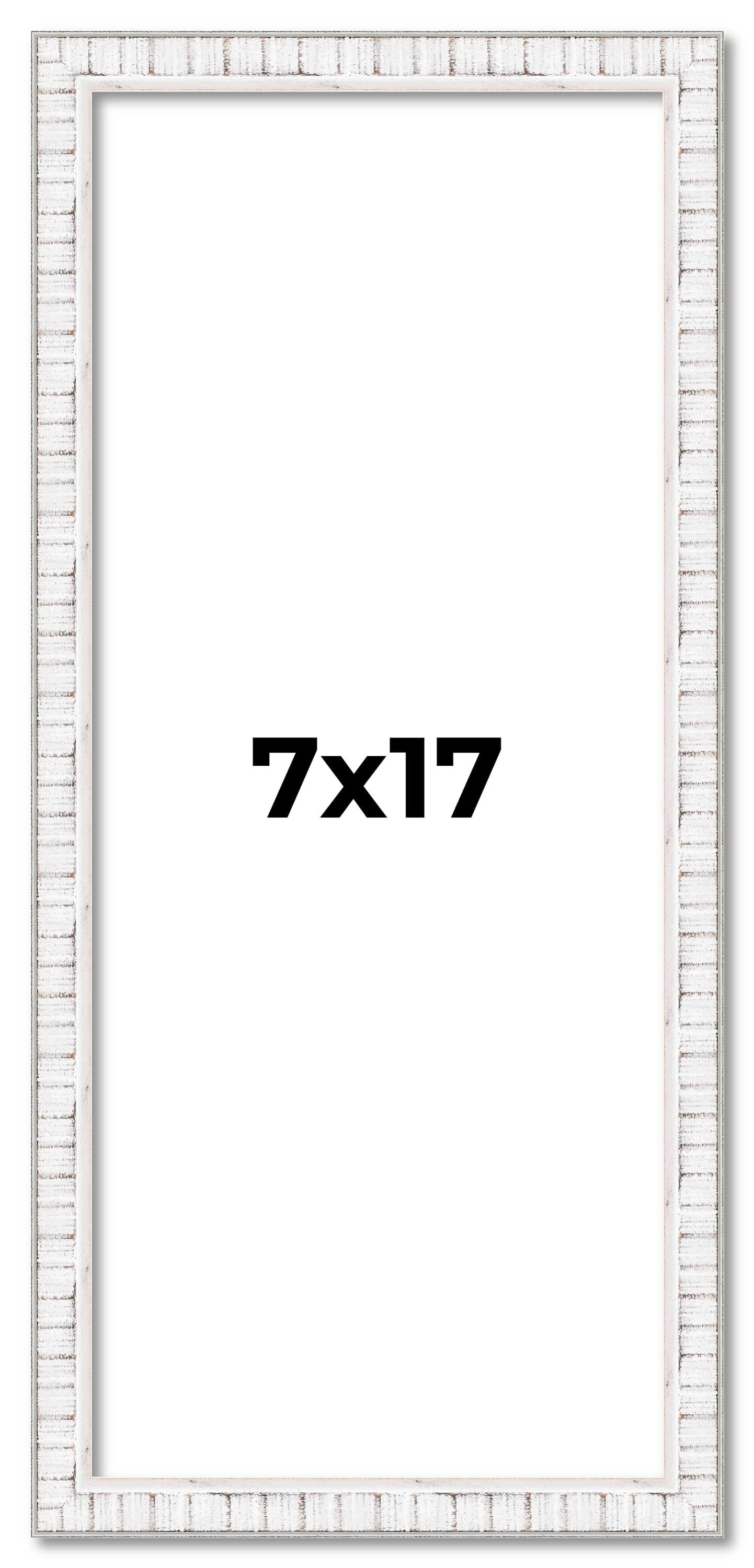 7x17 Frame White Real Wood Picture Frame Width 0.75 inches | Interior ...