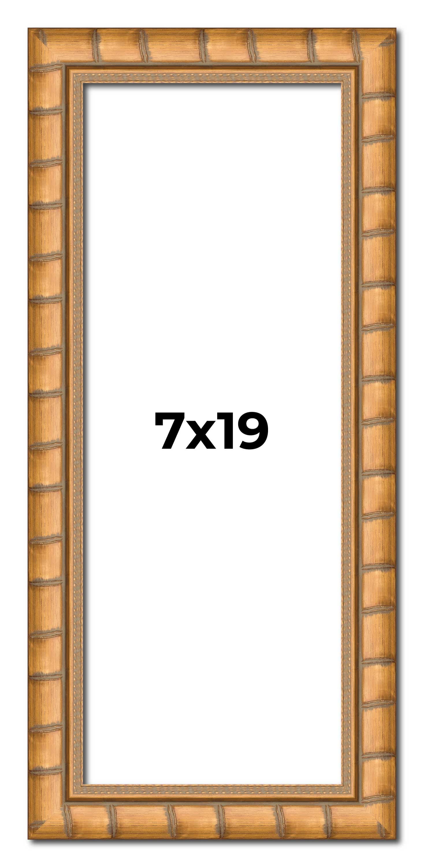 7x19 Frame Gold Real Wood Picture Frame Width 1.5 inches | Interior ...