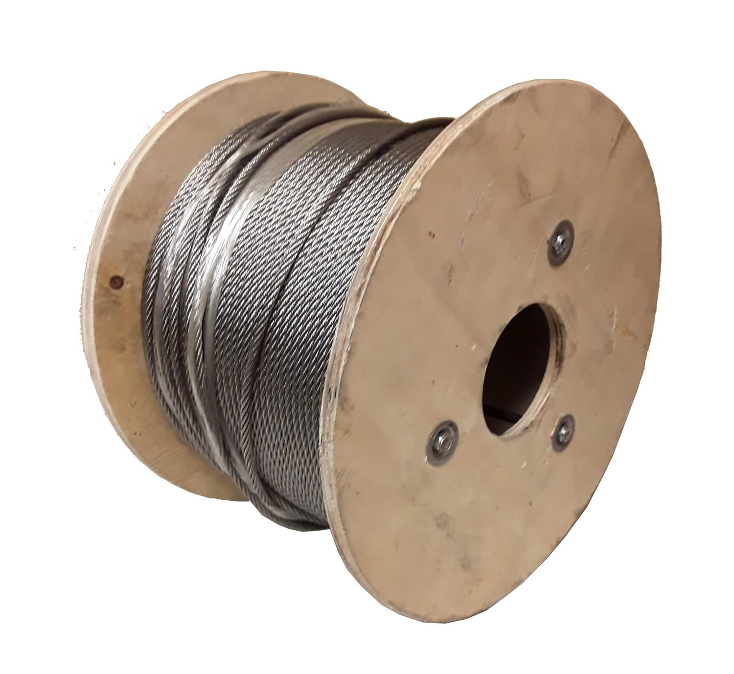 7x19 Galvanized Aircraft Cable Wire Rope 1/8" 1000 ft - No Clamps ...