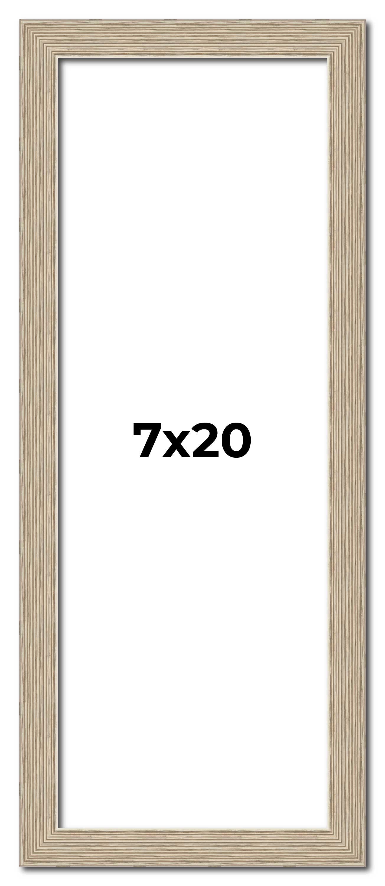 7x20 Frame Grey Solid Wood Picture Frame Width 1 Inches | Interior ...