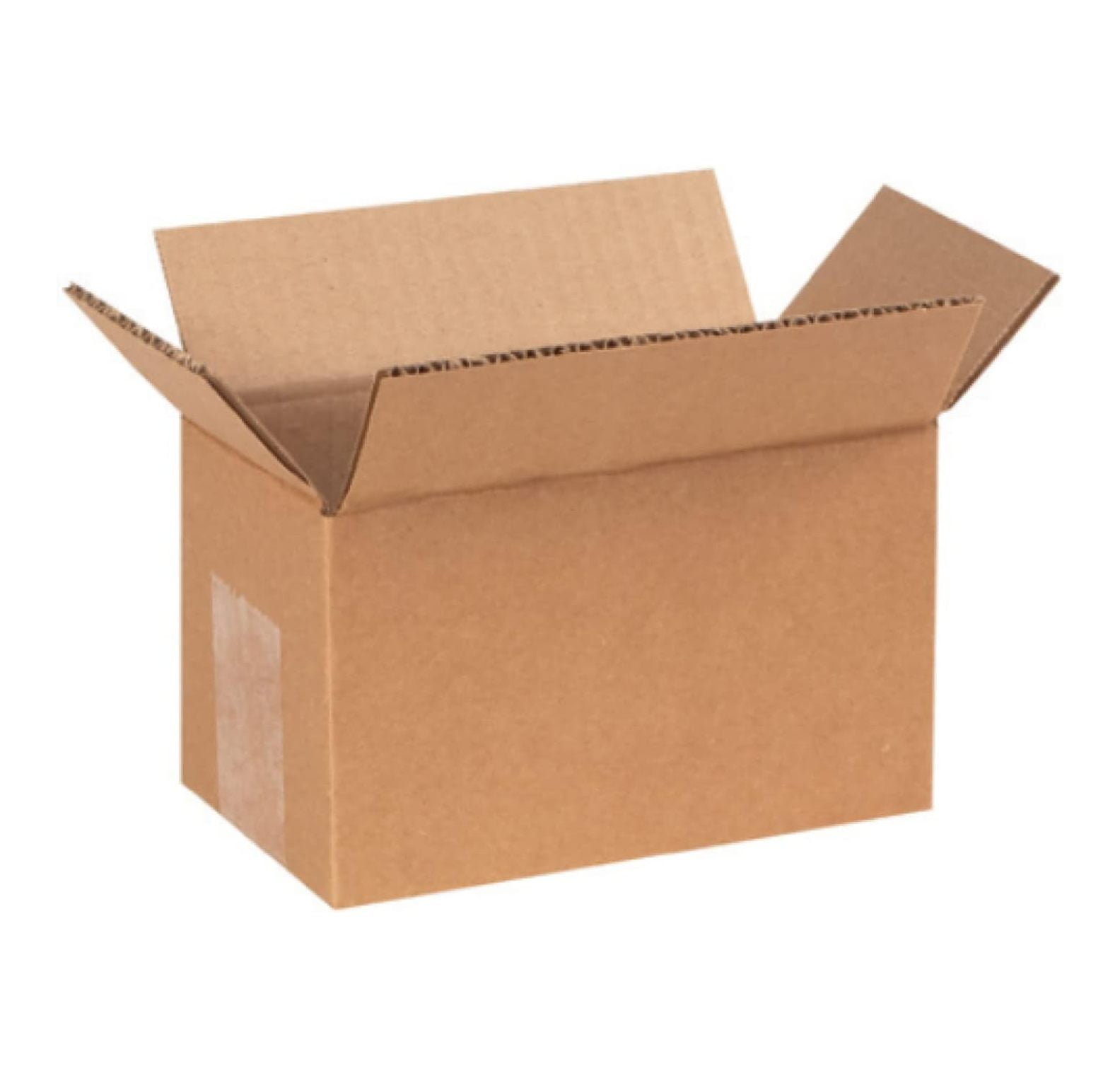 7x4x4 Inches Pack of 100 Corrugated Cardboard Packing Shipping Mailing ...