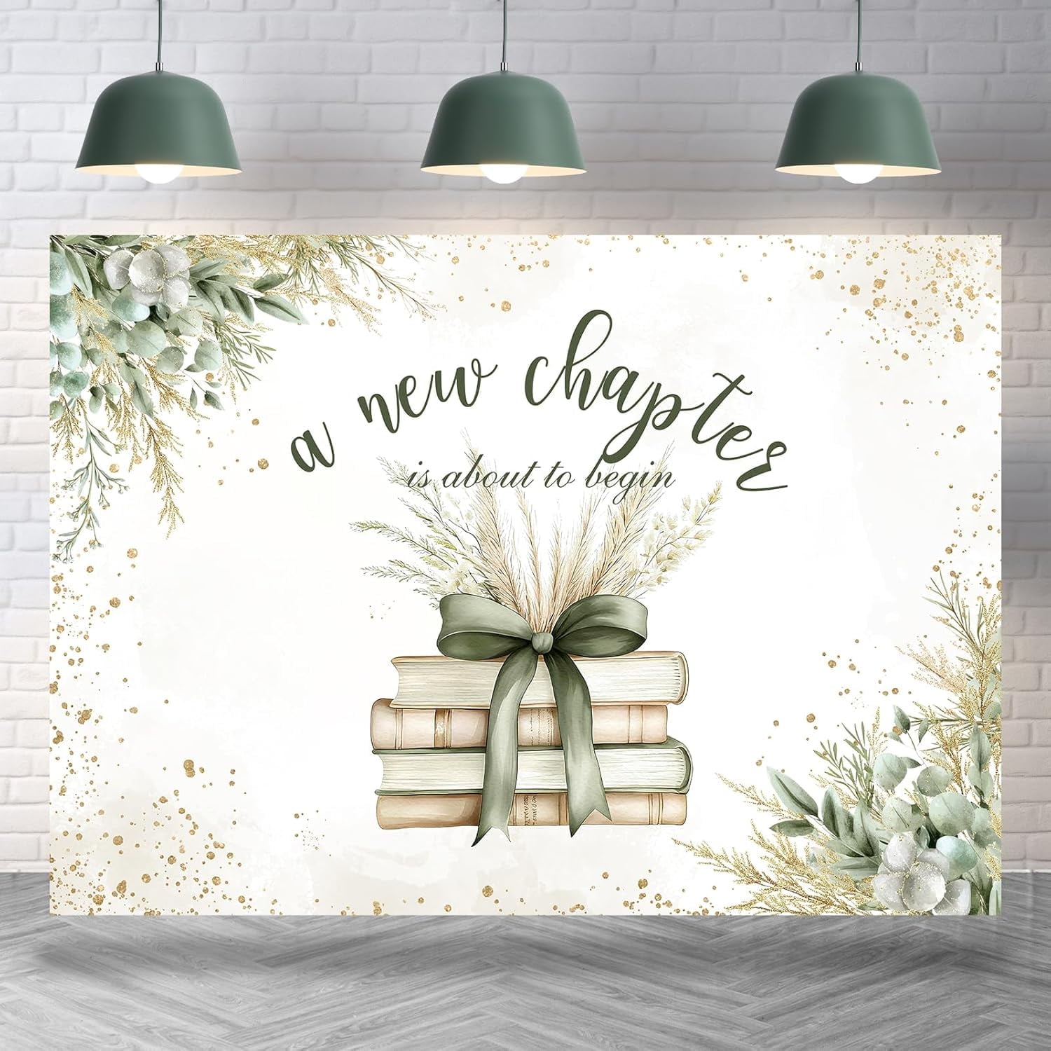 7x5FT Baby Shower Backdrop A New Chapter is About to Begin Photography ...