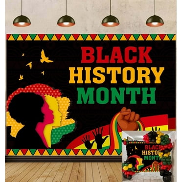 Black History Month Photo Backdrop, 7 x 5 ft American African History ...