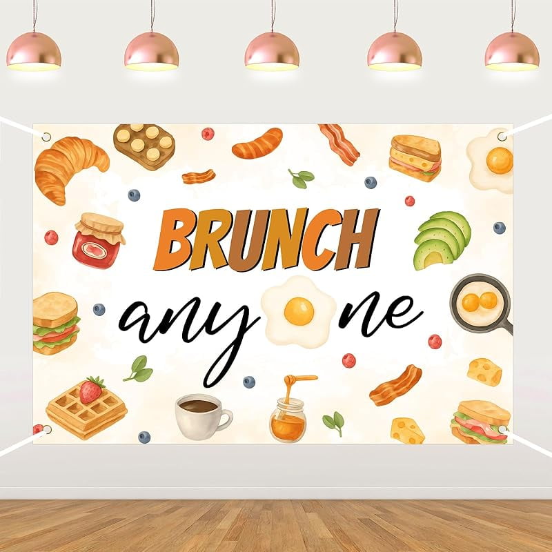 7x5FT Brunch Happy Birthday Backdrop Brunch Any One Photography ...