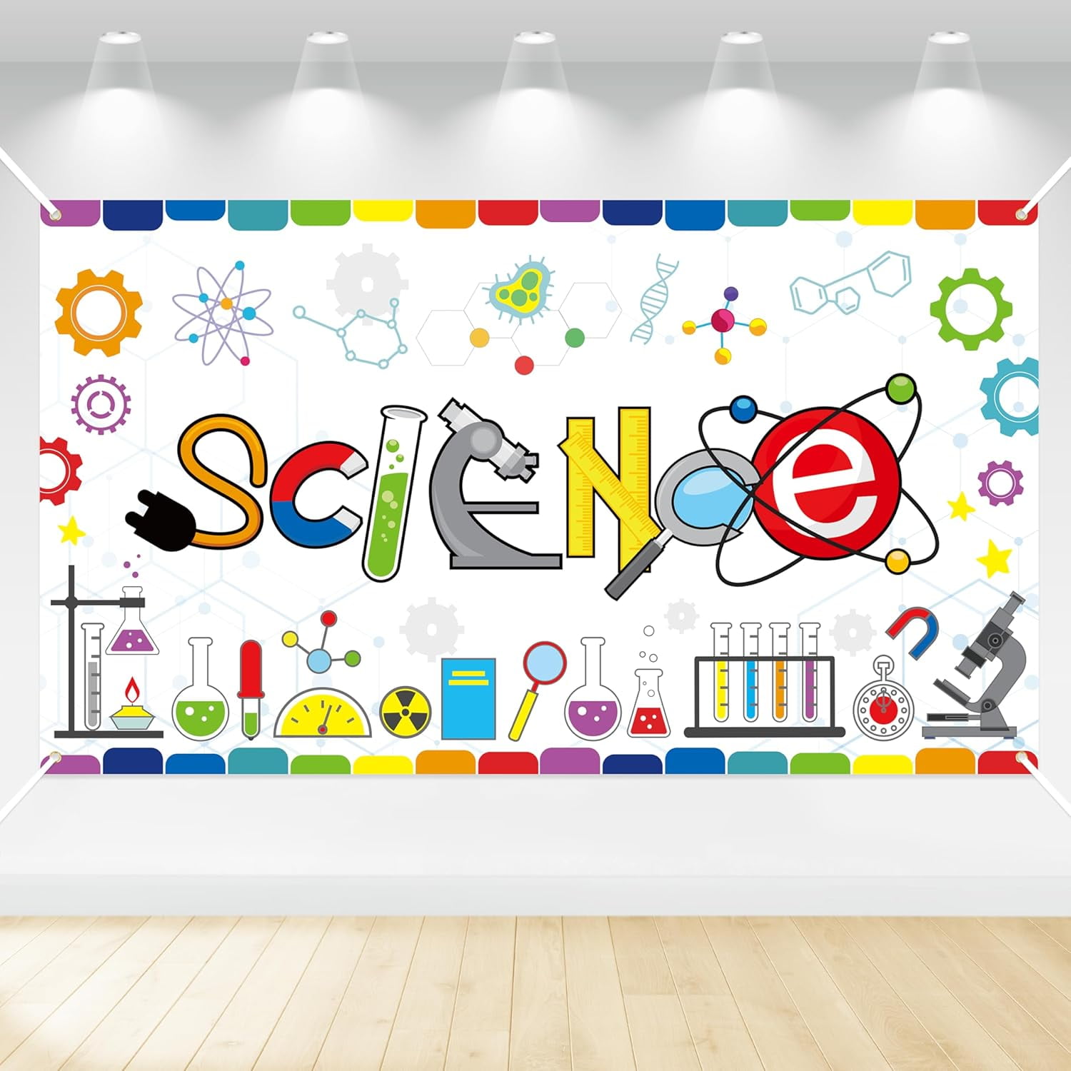 7x5FT Chemical Science Inspirational Backdrop Banner Decorations ...
