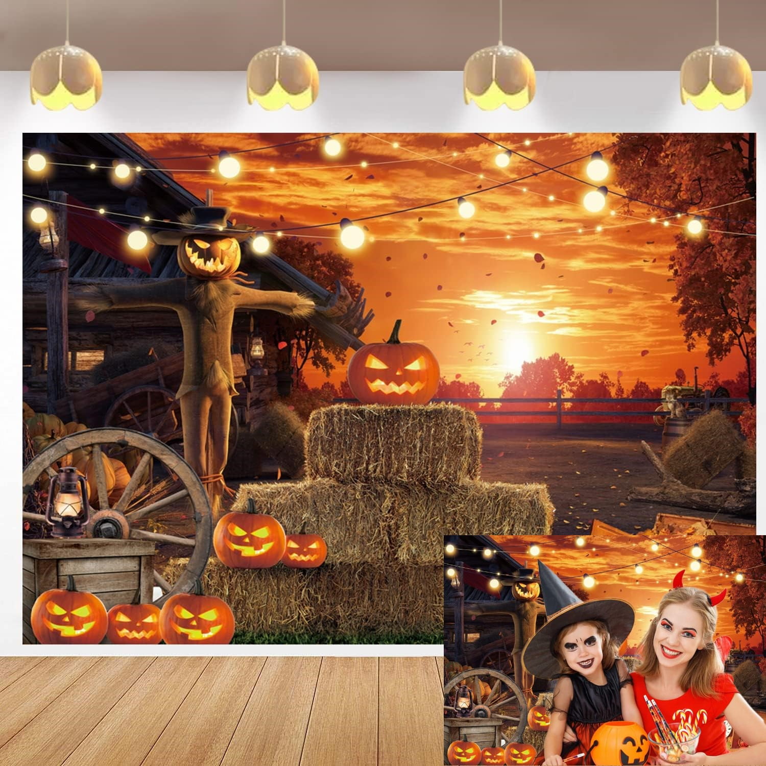 7x5FT Halloween Backdrop for Photography Halloween Eve Backdrops for ...