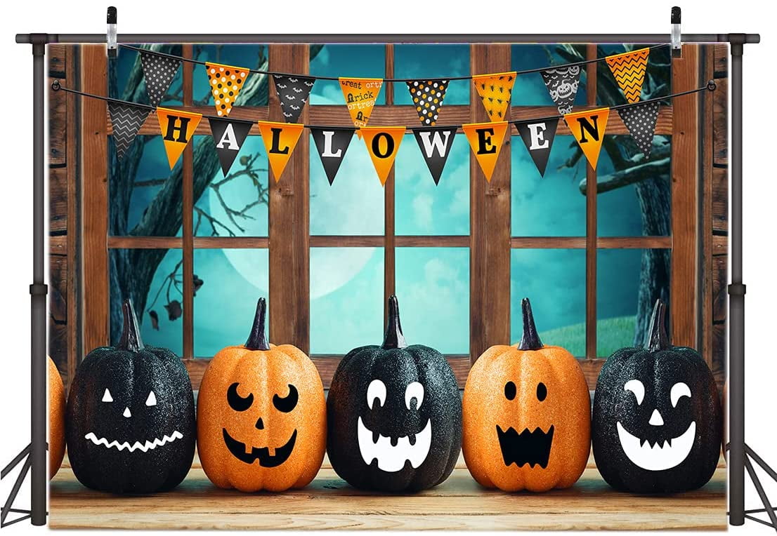 7x5FT Halloween Photography Backdrop Halloween Theme Backdrop French ...