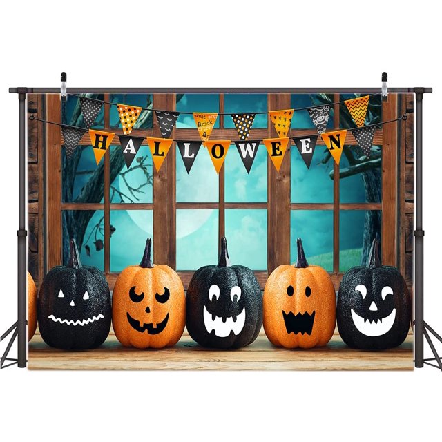 7x5FT Halloween Photography Backdrop Halloween Theme Backdrop French ...
