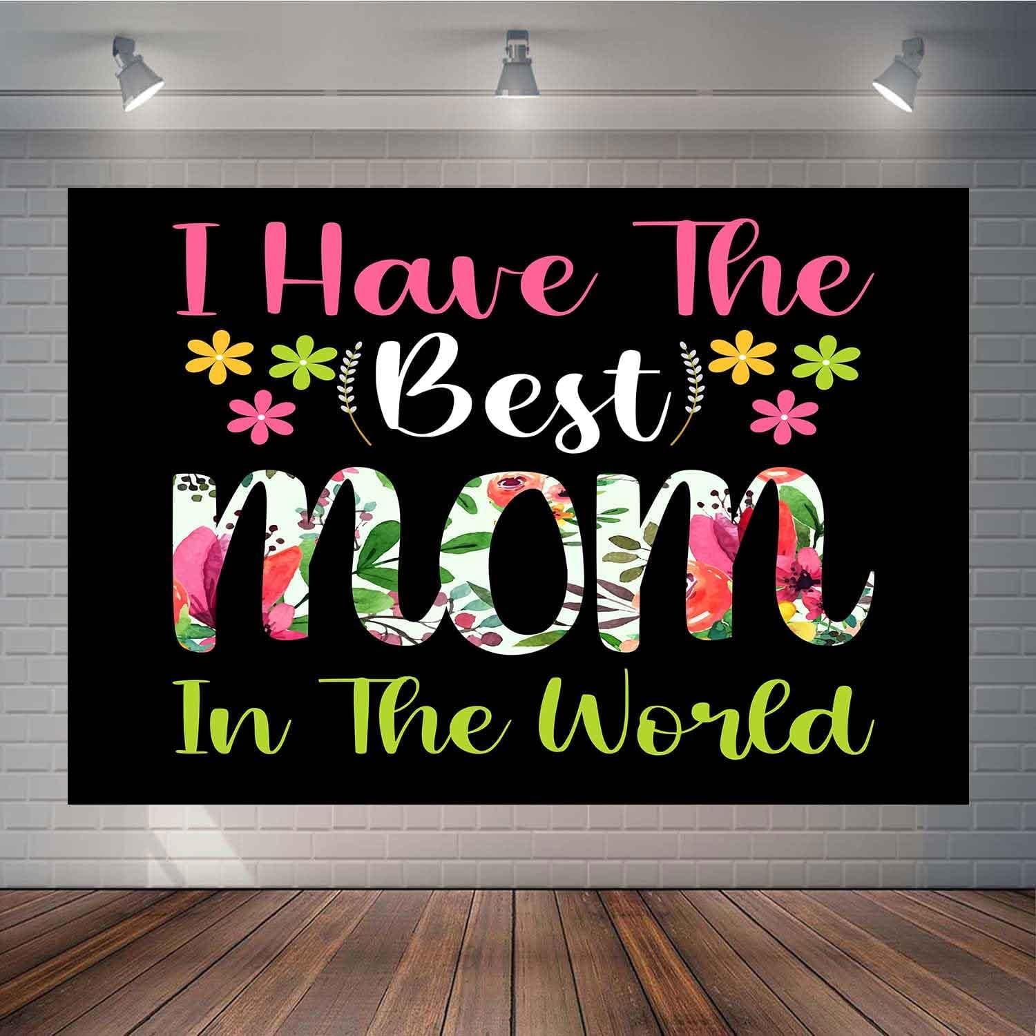 7x5FT Happy Mother's Day Backdrop I Love Mom Background Mom Grandma ...
