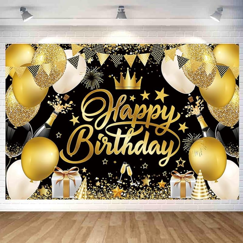 7x5Ft Art Paint Happy Birthday Backdrop Decorations Art Paint Happy ...