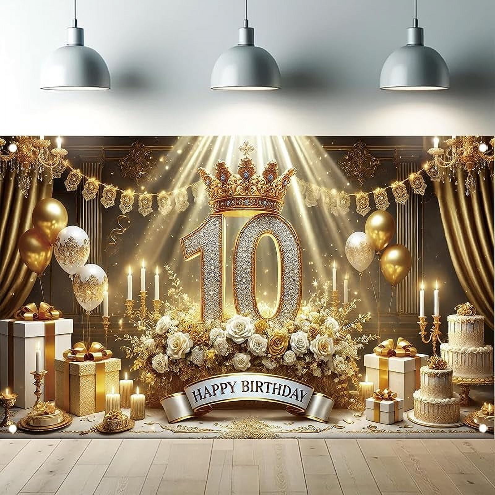 7x5Ft Birthday Backdrop Banner Happy 15th Birthday Backdrop Pink Banner ...