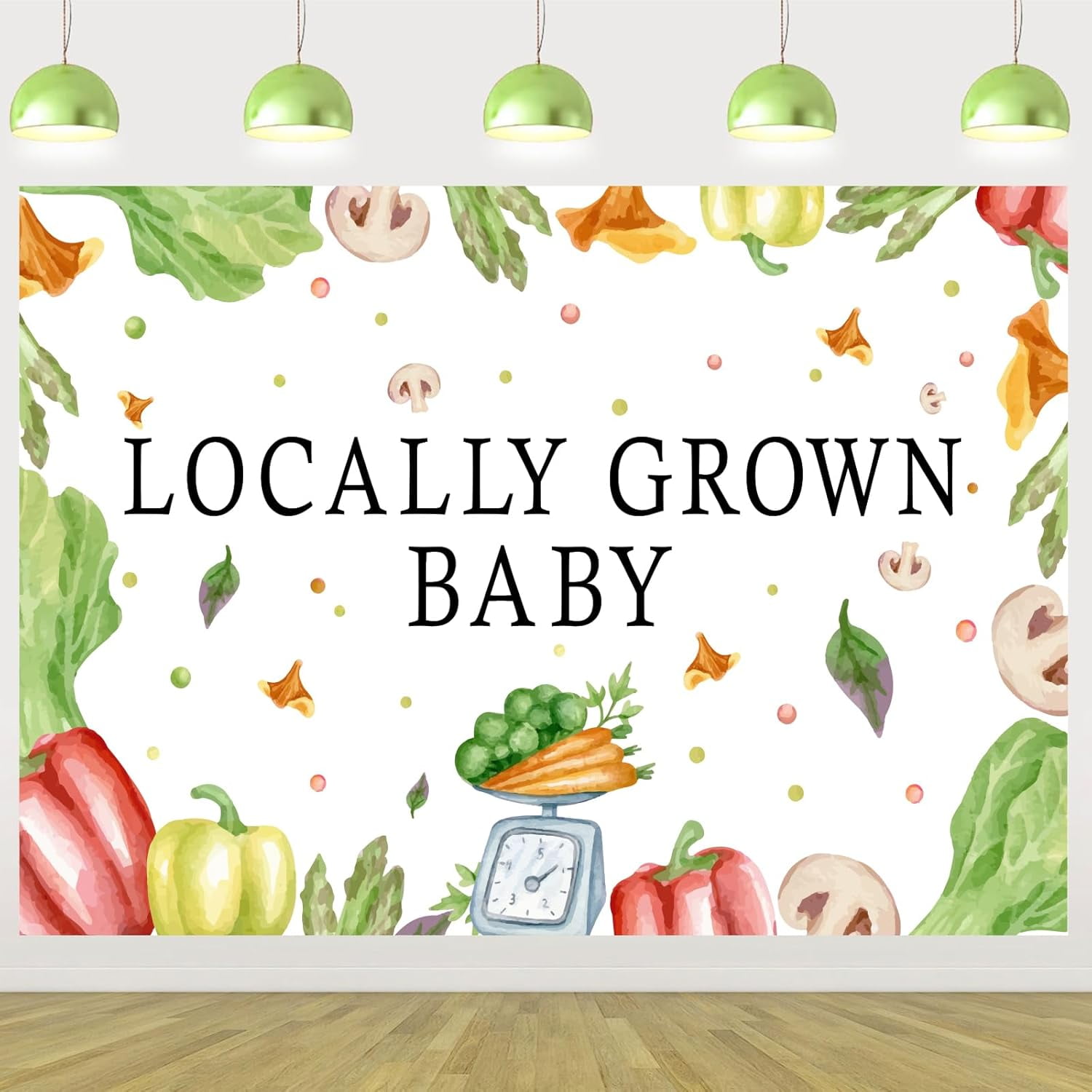 7x5Ft Colorful Locally Grown Backdrop Multicolored Vegetable Fruit ...