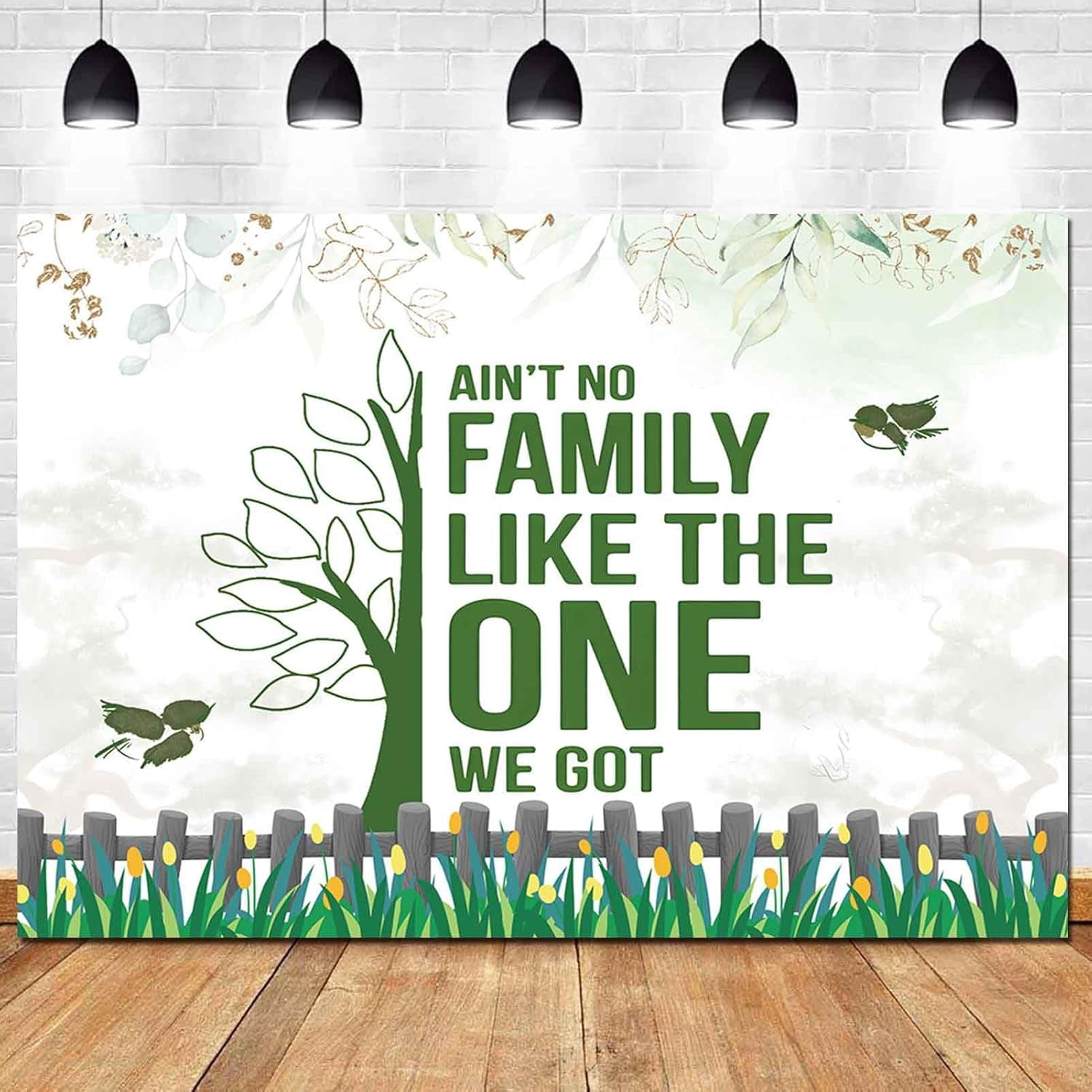 7x5Ft Family Tree Leaves Welcome to Our Family Members Photography ...