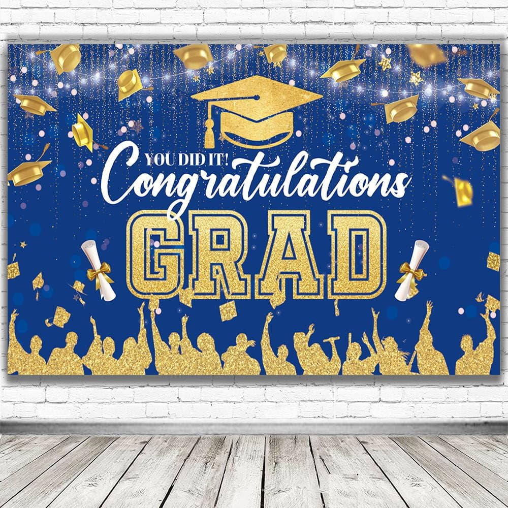 7x5Ft You Did It Congrats Grad Background 2025 Graduation Party ...