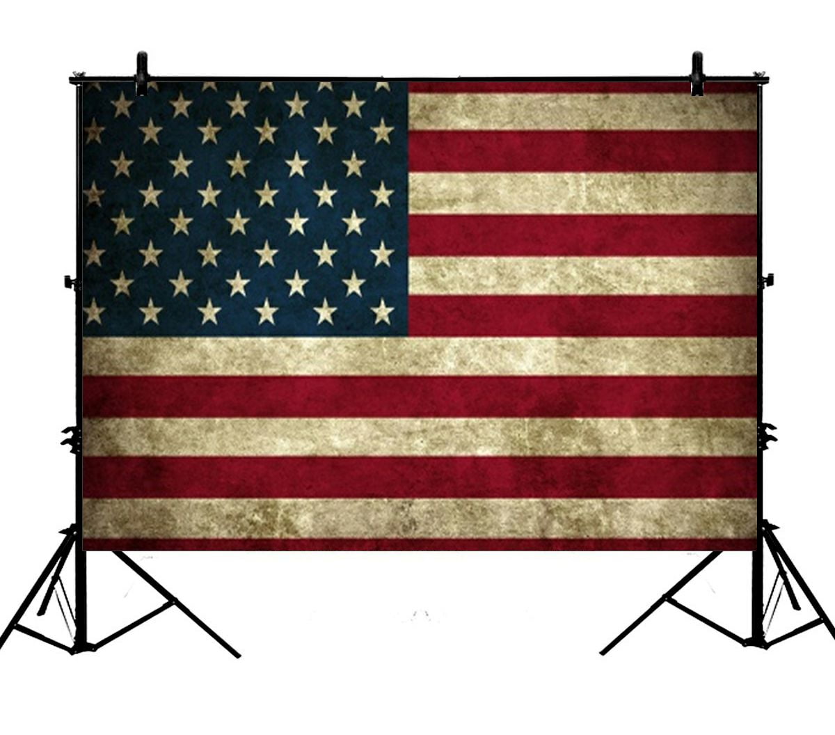 7x5ft American Flag Polyester Photography Backdrop For Studio Prop ...