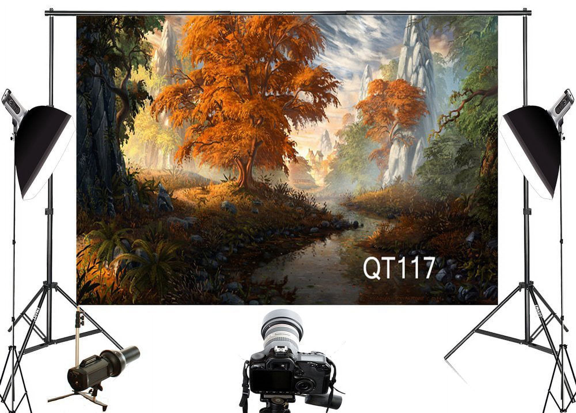 7x5ft Autumn Scenery Fall Photography Backdrops Studio Background Photo ...