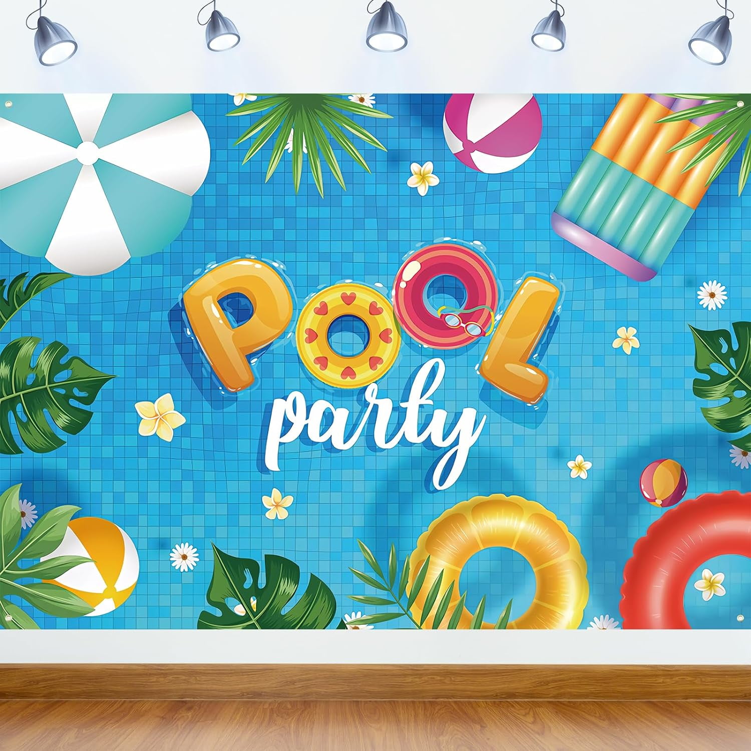 7x5ft Backdrop Summer Banner Pool Party Decorations, Beach Themed ...