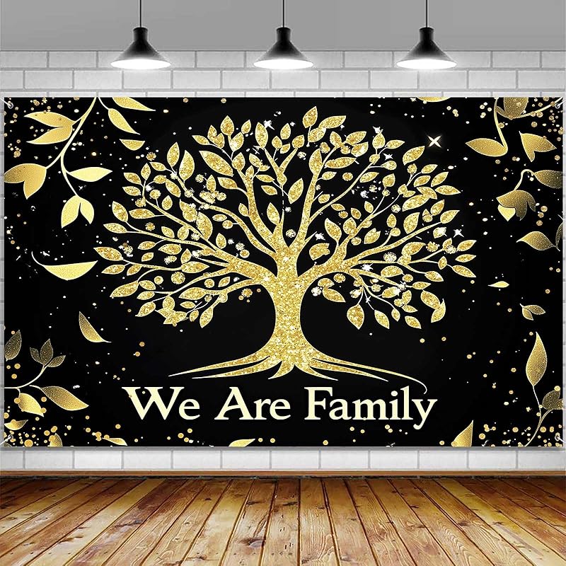 7x5ft Beautiful Backdrop Family Reunion Party Decorations Banner ...