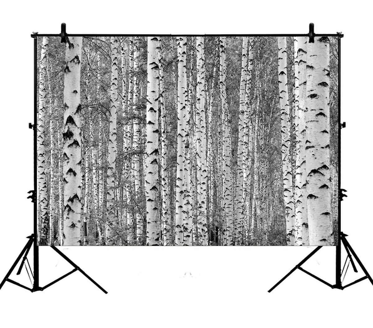 7x5ft Birch Tree Polyester Photography Backdrop For Studio Prop Photo ...