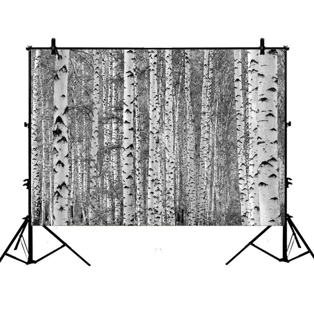 7x5ft Birch Tree Polyester Photography Backdrop For Studio Prop Photo ...