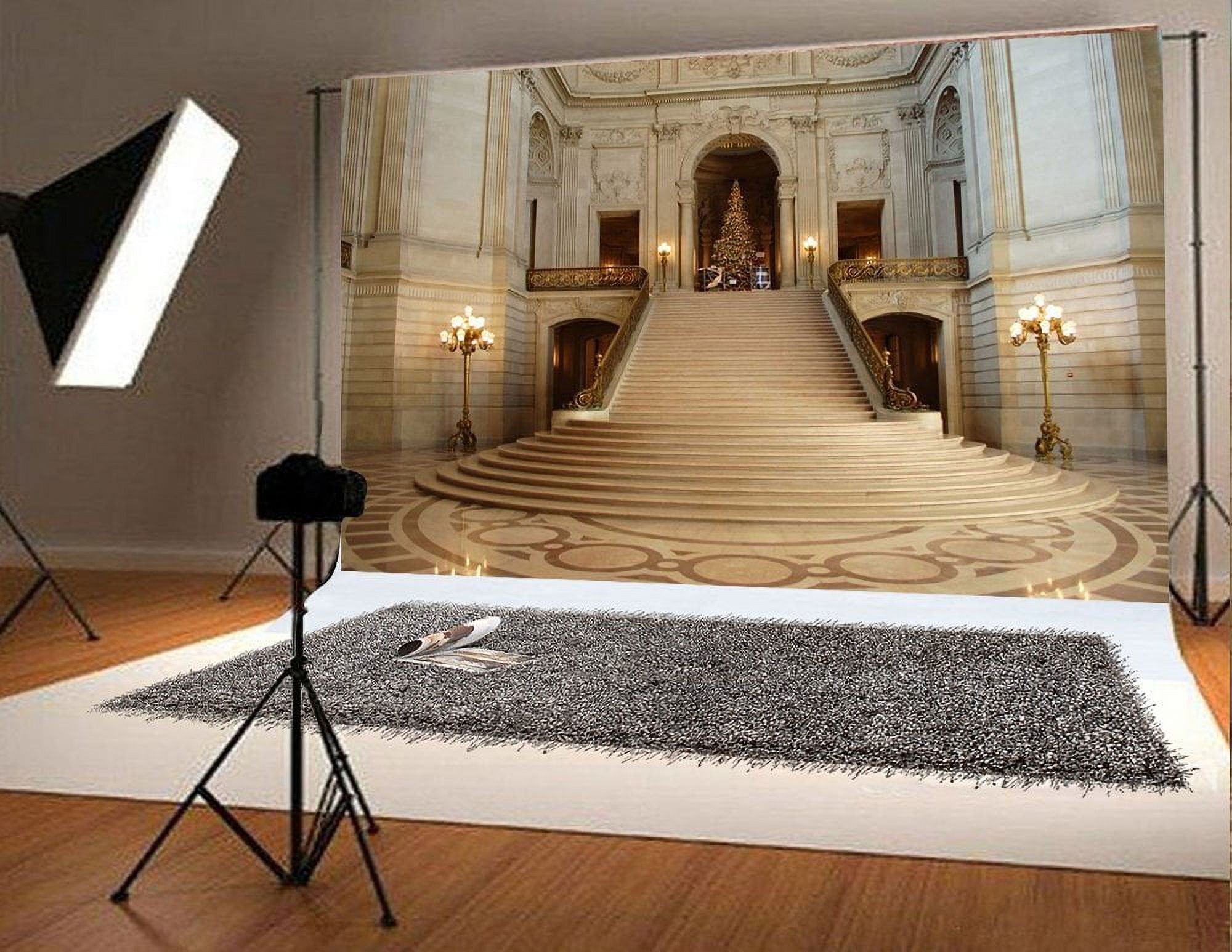 7x5ft Castle Photography Backdrops Wedding Castle Hall Photo Studio ...