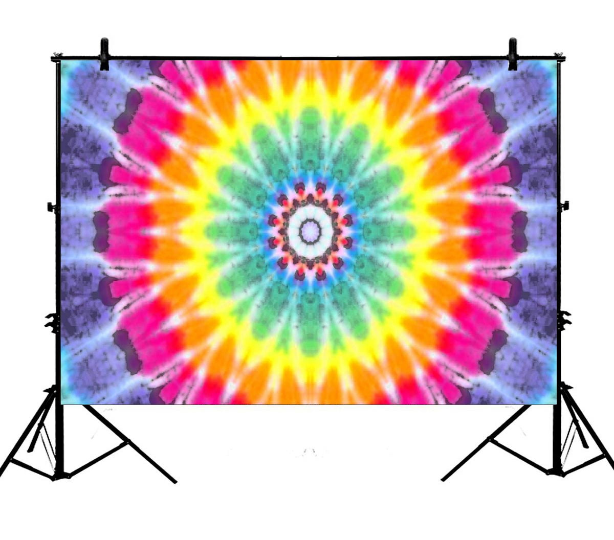 7x5ft Colorful Tie Dye Polyester Photography Backdrop For Studio Prop ...