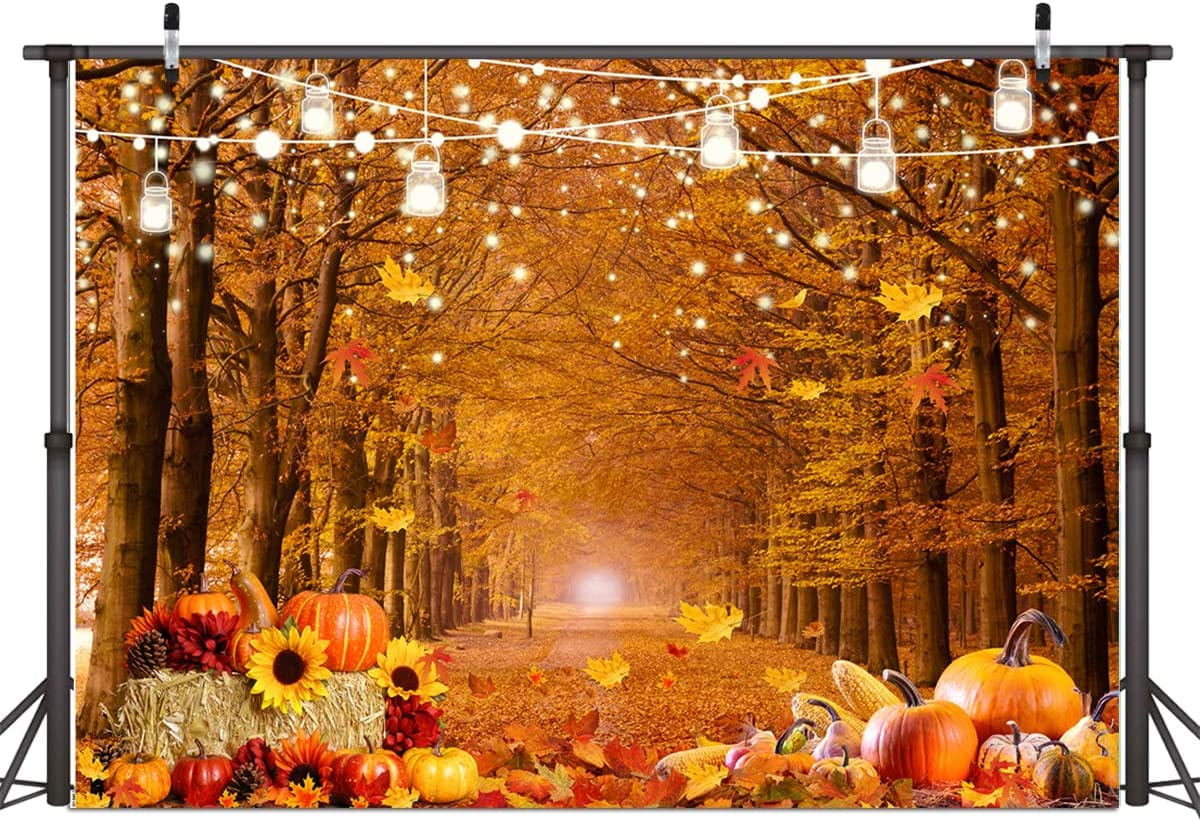 7x5ft Fall Thanksgiving Backdrop Fall Photography Backdrop Fall ...