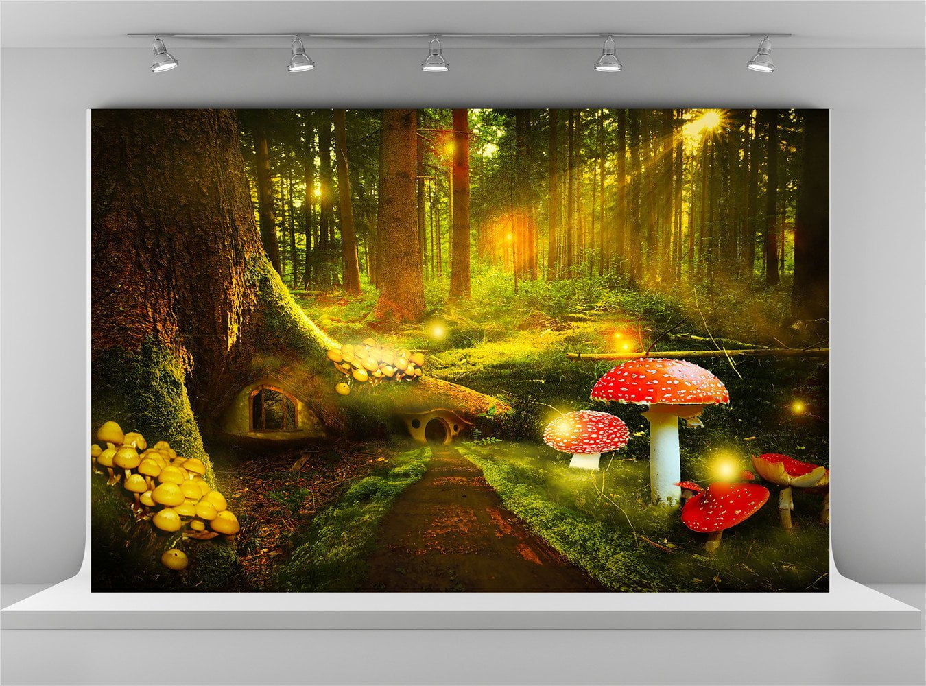 7x5ft Forest Photo Backdrops Spring Sunshine Tree Background for Baby ...