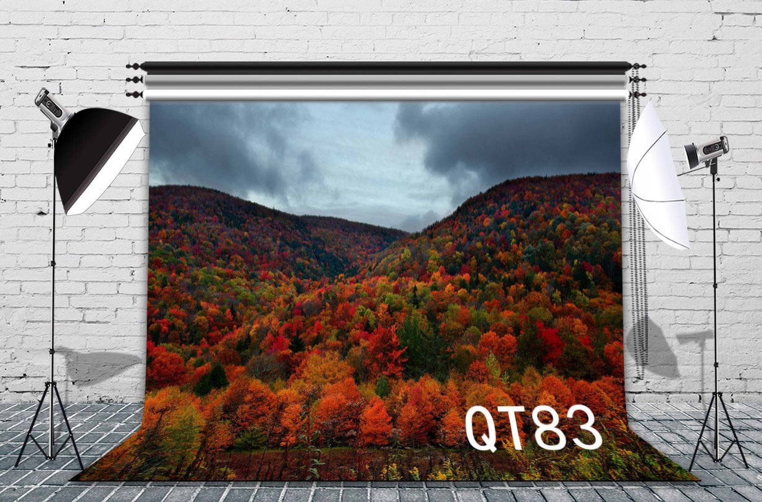 7x5ft Full of Trees of the Mountain Fall Scenery Photography Backdrops ...