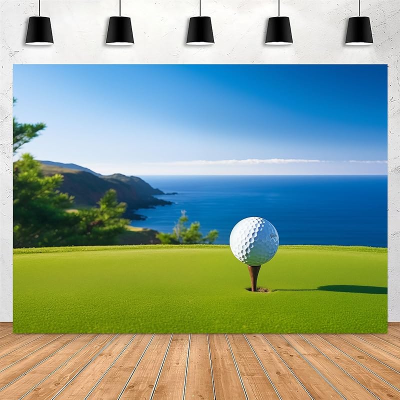 7x5ft Golf Backdrop Golf Theme Party Banner Photography Background Golf ...