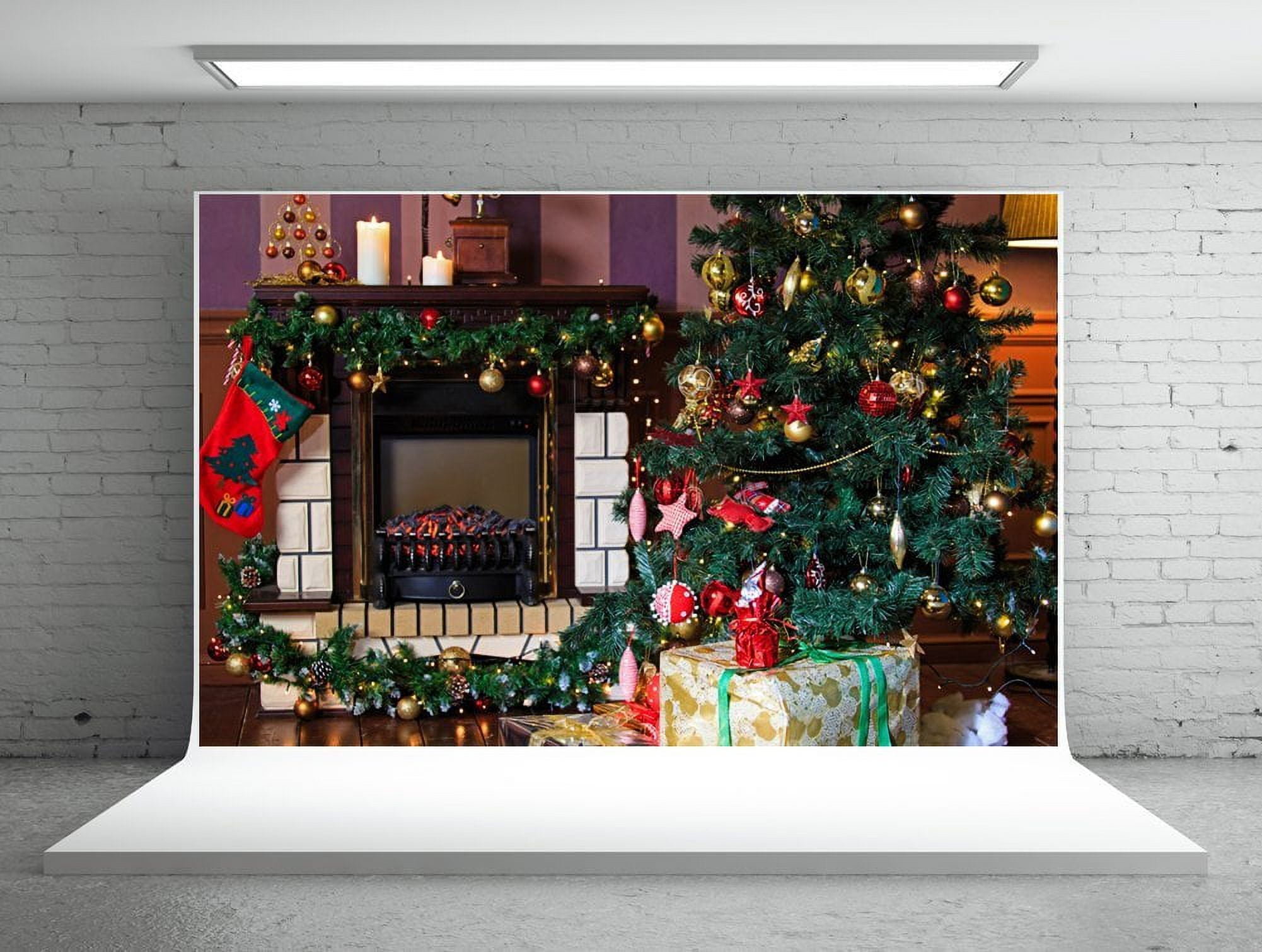 7x5ft Happy Christmas Photography Backdrops Christmas Tree Gifts ...