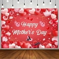 7x5ft Happy Mother's Day Backdrop I Love You Mom Mother Day Party ...