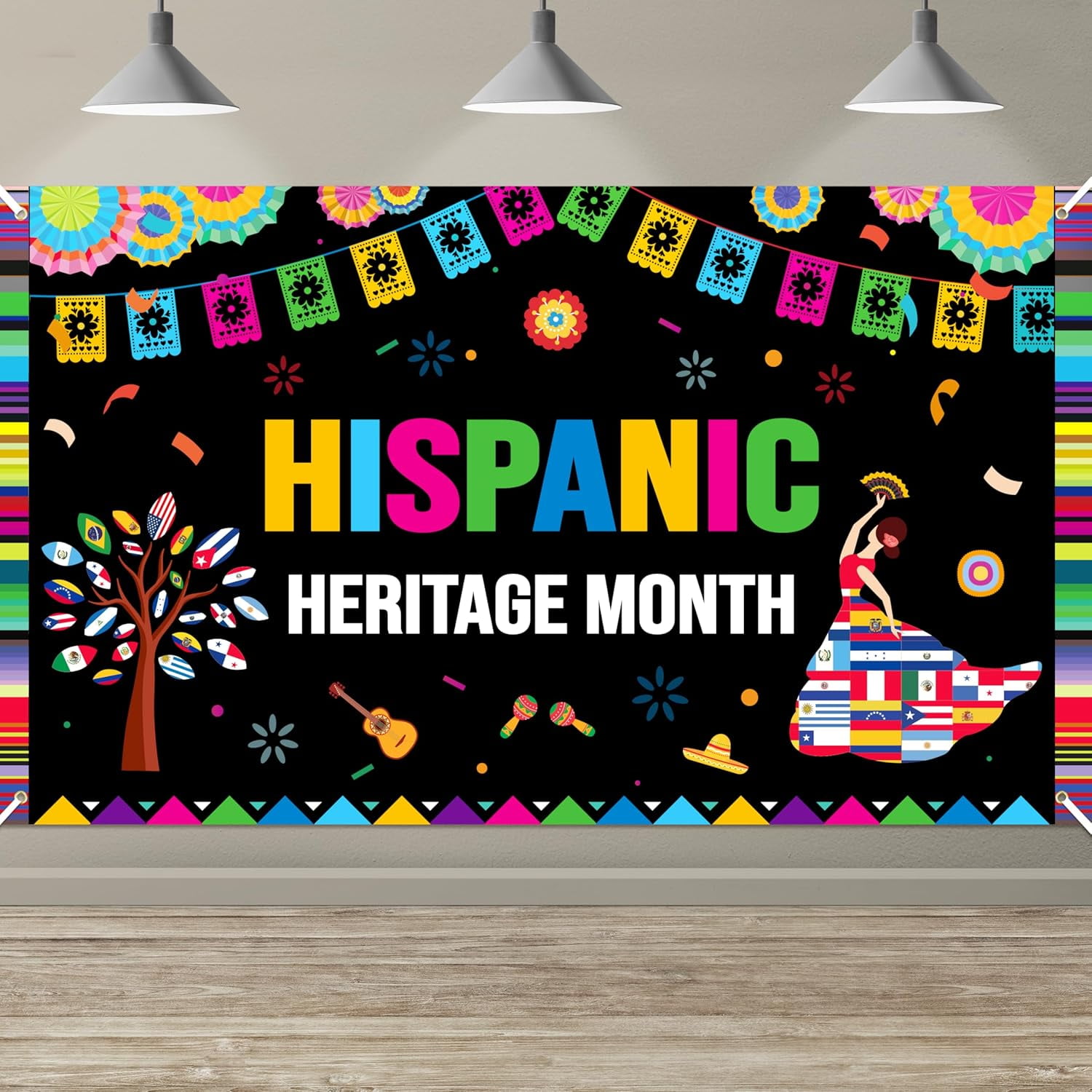 7x5ft Hispanic Heritage Month Backdrop National Hispanic Heritage Month ...