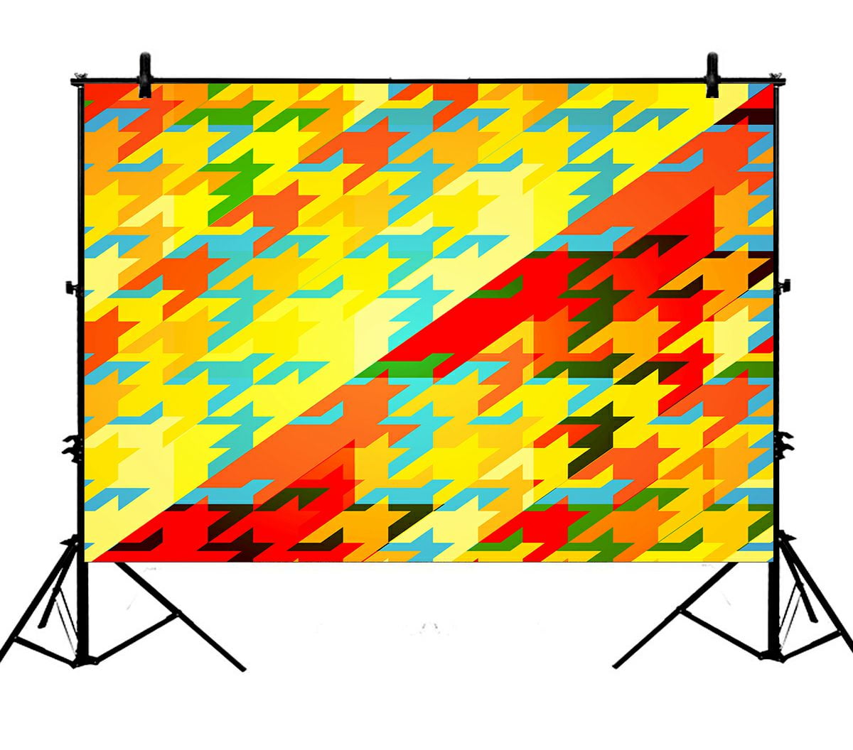 7x5ft Houndstooth Pattern Polyester Photography Backdrop For Studio ...