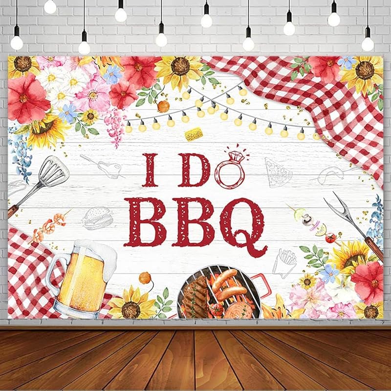 7x5ft I Do BBQ Backdrop for Adults Men Women Couples Engagement Bridal ...