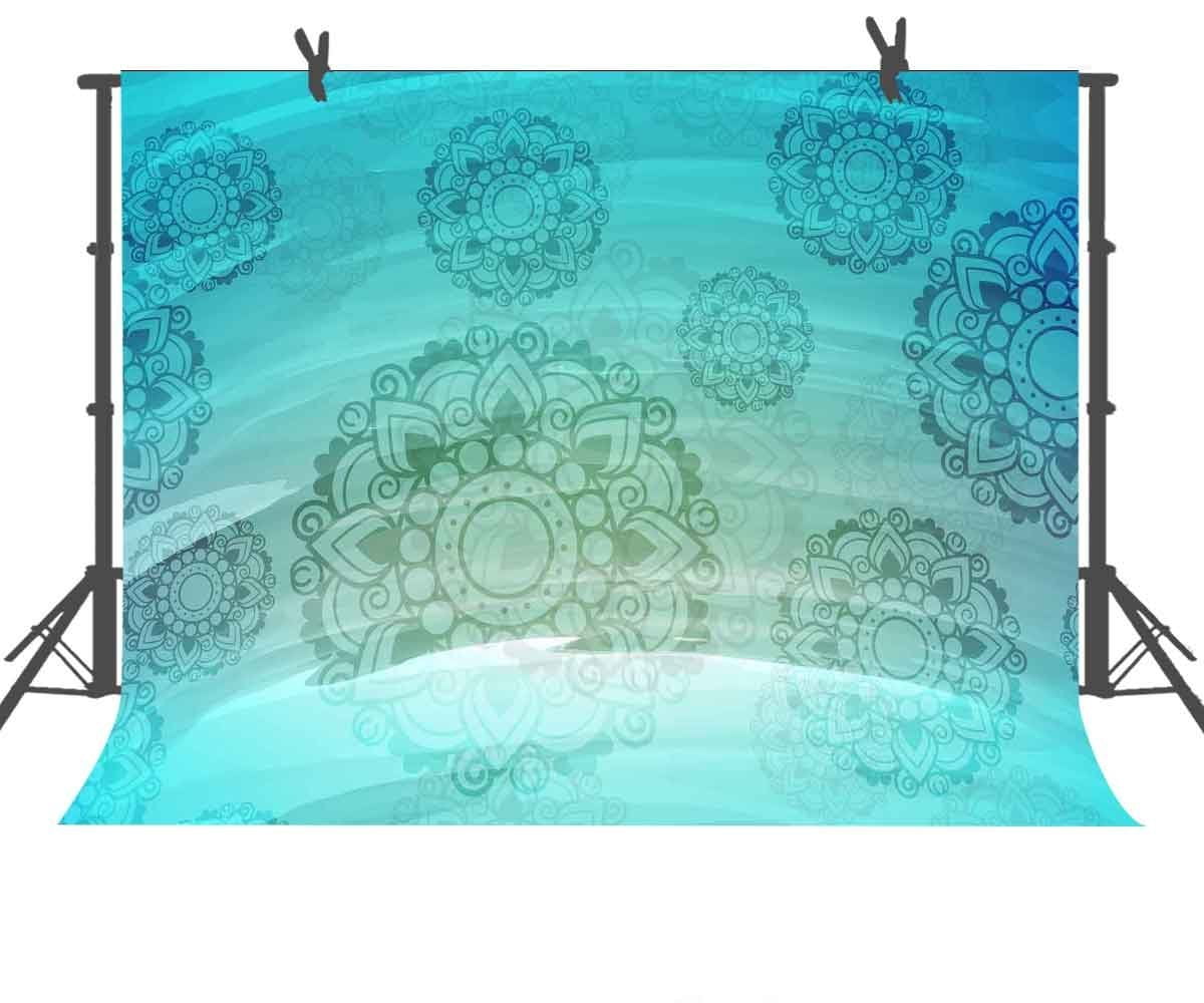7x5ft Mandala Pattern Photography Backdrop Props Studio Background Room ...